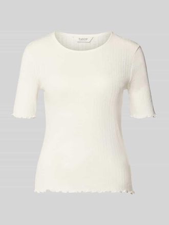 b.young T-Shirt mit Wellensaum und Rundhalsausschnitt Modell UNICA