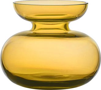 Zone Denmark Inu Vase, Durchm. 11 cm, Höhe 9 cm, Amber