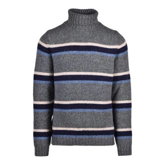 Alpha Studio Rollkragenpullover - - Knitwear - Herren - Grau - L