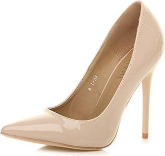 Ajvani Femmes Talon Haut fête élégante Escarpins Chaussures Pointue Taille 6 39