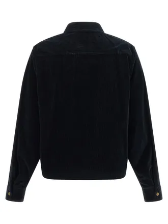 Max Mara Womens Blue Cotton Full-Length Jacket Clothing