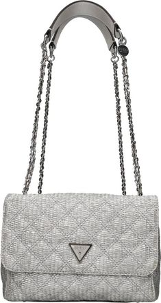 Guess Femme, Sacs, Gris, Taille: ONE Size Giully II Flap Bag