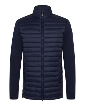 Colmar Hybride Strickjacke mit Steppfront und Label-Aufn&auml;her in