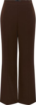 Pieces Damen Pcbossy Hw Wide Pants Noos, Chicory Coffee, S
