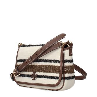 Tory Burch Fabric Crossbody Bag - Beige