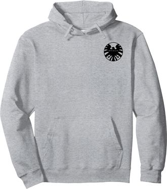 MARVEL Agents of S.H.I.E.L.D. Black Out Eagle Badge Pullover Hoodie