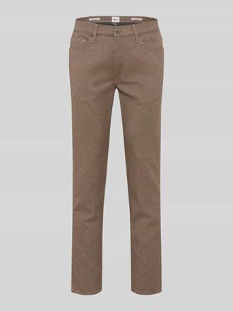 Brax Regular Fit Chino aus Baumwoll-Mix mit Viskose-Anteil Modell Wool Look Flex