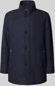 HUGO BOSS Regular Fit Wollmantel mit verstaubarer Kapuze Modell CAMRON