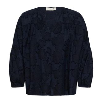 Soaked In Luxury Paris Bluse - - Blouses & Shirts - Damen - Blau - M