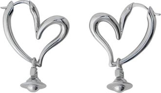 Vivienne Westwood Femme, Accessoires, Gris, Taille: ONE Size Emily Earrings