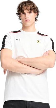 Puma Puma T-Shirt Ferrari Race MT7 Motorsport pour Homme, Blanc, Small