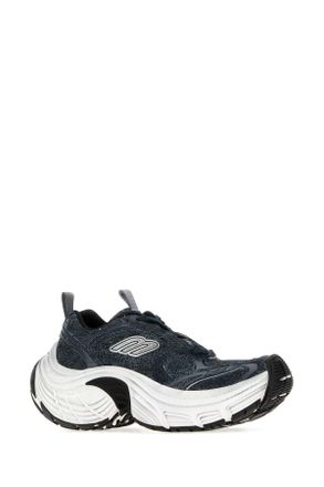 Balenciaga Mens Denim 6xl Sneakers Blue - White