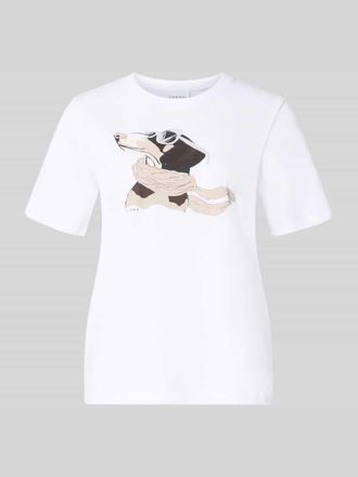 Comma T-Shirt mit Label-Print