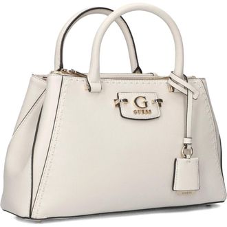 Guess Femme, Sacs, Blanc, Taille: ONE Size &Eacute;l&eacute;gant Sac Satchel Blanc