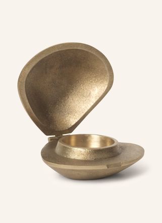 Ferm Living Ferm Living Teelichthalter Clam gold