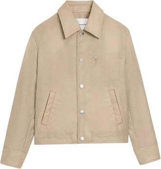 Ami Homme, Vestes, Beige, Taille: XL Ujk872Pa0037-A036