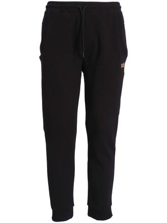 BOSS pantalon de jogging &agrave; logo imprim&eacute; - Noir