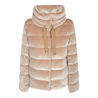 Herno Jacke aus glattem Samt - - Jackets - Damen - Beige - XL