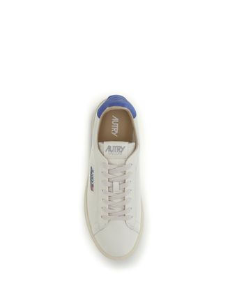 Autry Mens Sneakers Dallas Low Calf Leather Lapis Blue Trainers