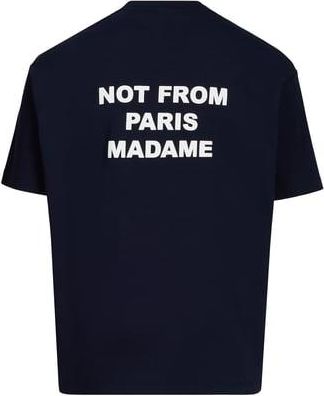 Dr&ocirc;le de Monsieur T-Shirt amples&eacute;rigraphi&eacute; en coton