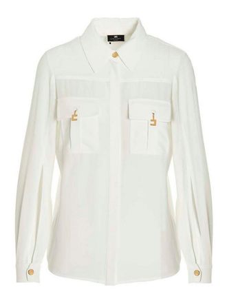 Elisabetta Franchi Chemise - Blanc
