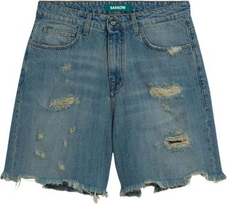 Barrow Barrow, Homme, Shorts, Bleu, Taille: W30 Bermuda Denim Shorts