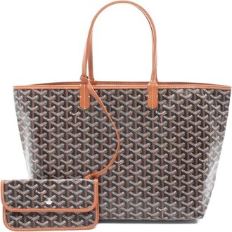 Goyard sac cabas Saint Louis PM en toile enduite (2020) - Marron