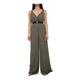 Elisabetta Franchi Schicker Jumpsuit f&uuml;r L&auml;ssigen Stil - - Jumpsuits & Playsuits - Damen - Schwarzk - S