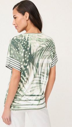 Olsen T-Shirt Shirt mit Panneaux-Dessin