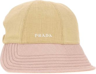 Prada Two-Tone Canvas Bucket Hat - Multicolor
