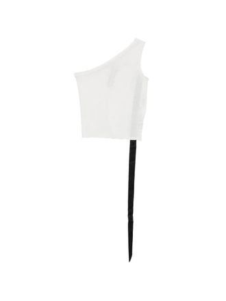 Rick Owens Rick Owens - Drkshdw Ziggy - Haut asym&eacute;trique avec ruban