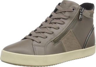 Geox D BLOMIEE D Sneaker, DK Taupe, 39 EU