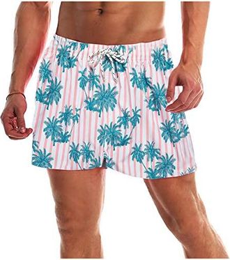 Generic Short Homme Baggy Respirant Maillot De Bain Homme Chic Casual Short De Bain Homme Léger Maillots De Bain Homme étanche Séchage Rapide Short Sport Homm