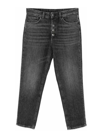 Dondup Straight Leg Jeans - Schwarz