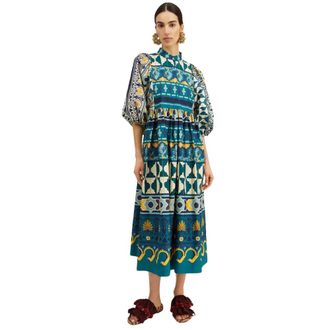 La DoubleJ Casareale Midi-Kleid - - Dresses - Damen - Mehrfarbig - L
