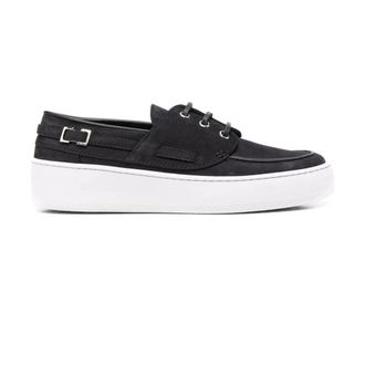 Sergio Rossi Schwarze Leder-Sneaker mit niedrigem Oberteil - - Shoes - Damen - Schwarzk - 40 EU