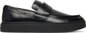 Calvin Klein Halbschuhe Calvin Klein Hybrid Clean Cup Loafer Band Lth HM0HM02250 Schwarz