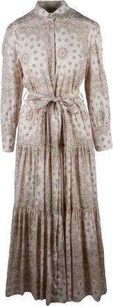 MC2 Saint Barth Femme, Robes, Beige, Taille: 40 FR Chemisiere
