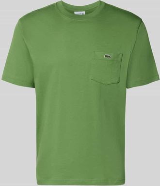Lacoste Regular Fit T-Shirt aus reiner Baumwolle