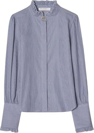Busnel Femme, Blouses et Chemises, Bleu, Taille: 40 FR Maira Striped Blouse