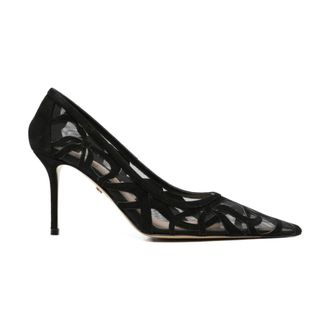 Mach & Mach Schwarze Wildleder Schleifen Pumps - - Shoes - Damen - Schwarzk - 36 1/2 EU