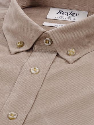 Bexley Wayne - Chemise homme taupe clair