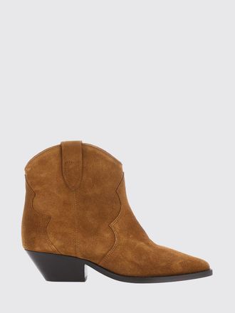 Isabel Marant Bottines western Dewina en daim avec talon bas &eacute;vas&eacute;