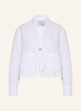 Claudie Pierlot Claudie Pierlot Bluse Mit Abnehmbarer Schluppe weiss