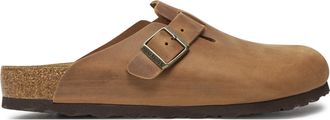 Birkenstock Pantoletten Birkenstock Boston Leoi 1028179 Braun
