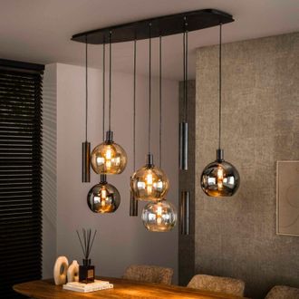 Pier Import Suspension cuisine design 9 abat-jour assortis NOVA
