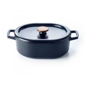 Beka Emaillierte gusseisen daubi&egrave;re 31cm schwarz 15141314
