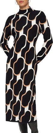 s.Oliver Strick-Kleid mit Stehkragen