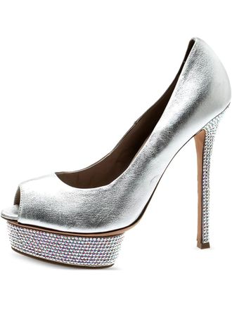 Le Silla Pumps mit Absatz 145mm - Silber