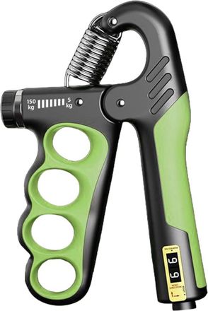 Generic Hand Grip Strengthener Finger Handgrip Wrist Squeezer Exerciser Tool Arm Wrist Forearm Trainer with Counter Ergonomic Hand Gripper 5-150KG Resistance 